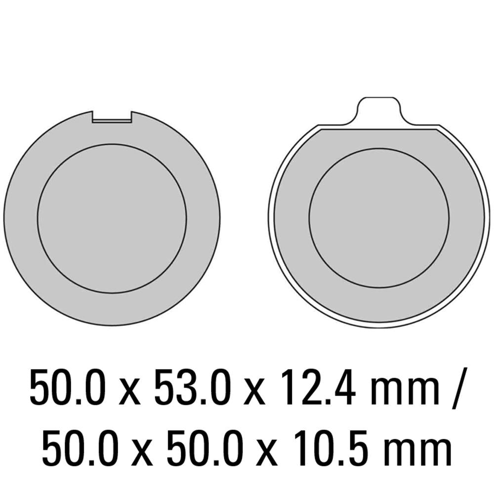 Ferodo FERODO Disc Pad Set - FDB150 P Platinum Non Sintered Compound ...