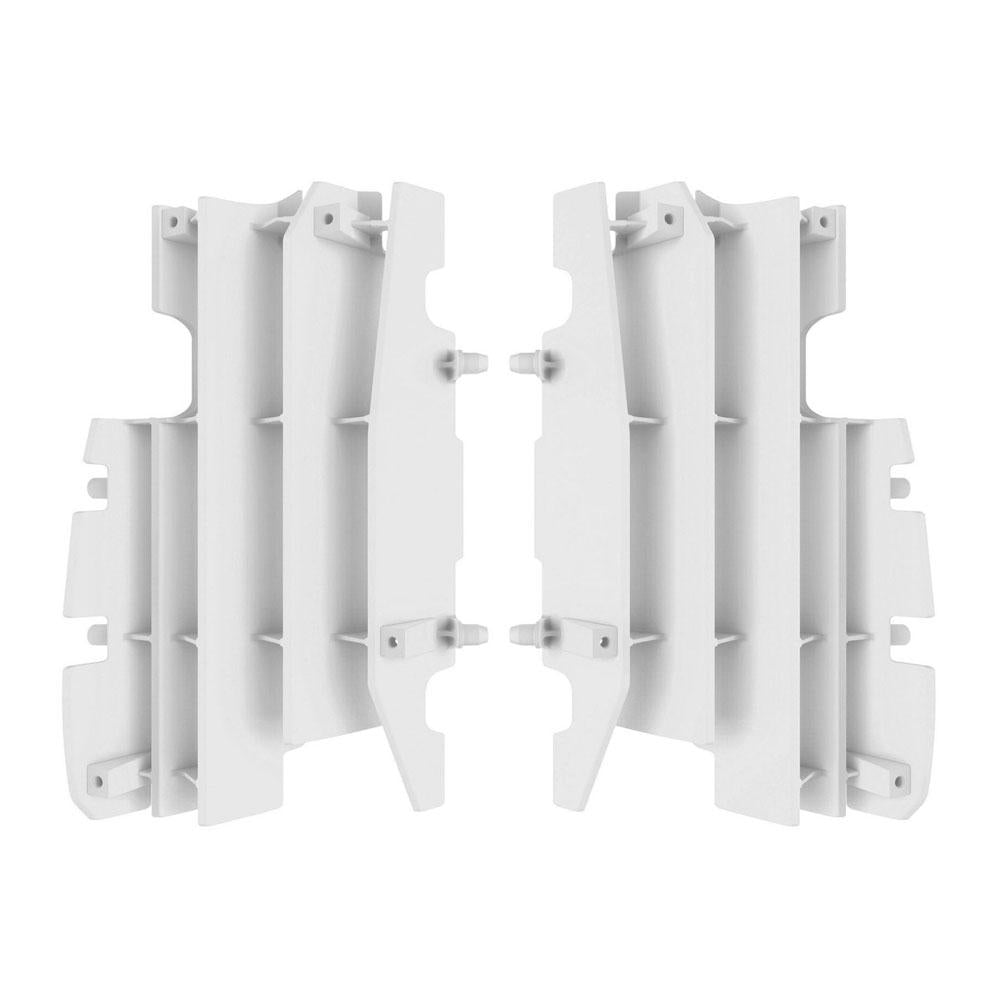 POLISPORT RADIATOR LOUVERS HONDA CR125/250 05-07 - WHITE – Bike-Shop.com.au