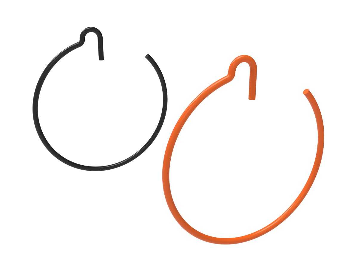 DBK Special Parts FDR04 - KTM REAR WHEEL NUT SAFETY CLIP - Safety Nuts ...