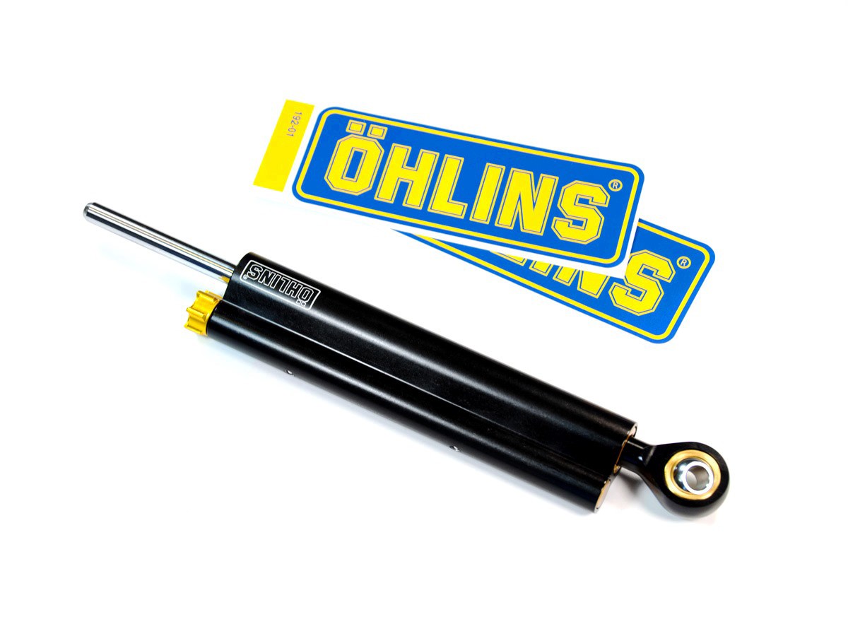 DBK Special Parts OH03 - BLACK STEERING DAMPER OHLINS - Steering ...